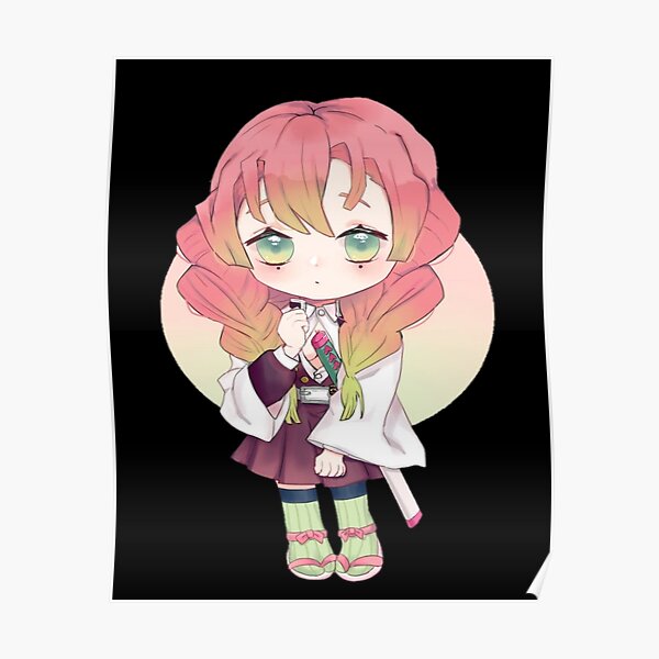 "Mitsuri Demon Slayer" Poster by seyd-art | Redbubble
