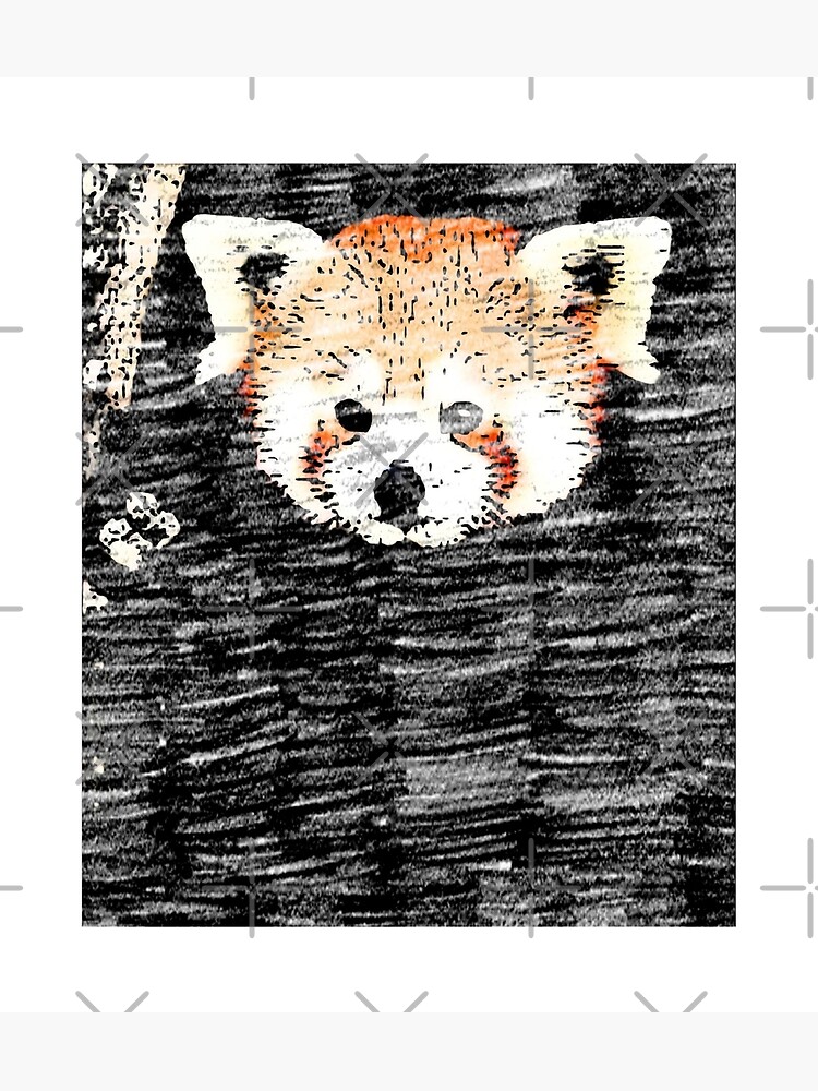 "Save the red panda; Endangered red panda" Poster by parayonline ...