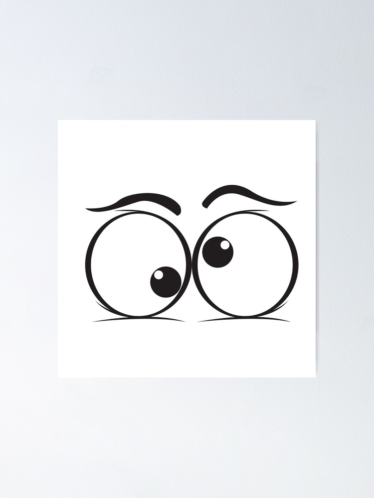 "Crazy Eyes Happy Eyes smiley face_product . " Poster for Sale by Free ...