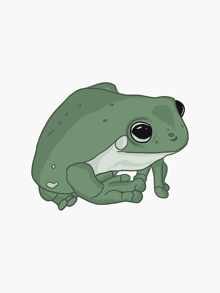 "Polite Frog" Sticker for Sale by Its-vailentino | Redbubble