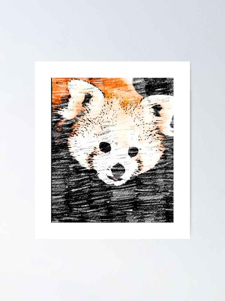 "Save the red panda; Endangered red panda" Poster by parayonline ...