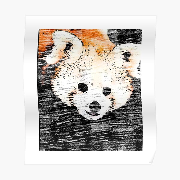 "Save the red panda; Endangered red panda" Poster by parayonline ...