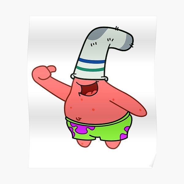 "Patrick star funny quotes patrick kids design Gifts " Poster for Sale ...