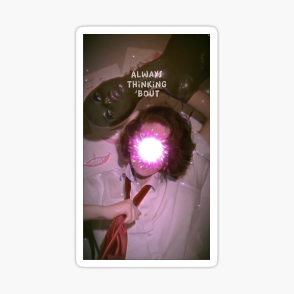 "Always Thinking 'Bout Dreamcore" Sticker by vanceinc | Redbubble