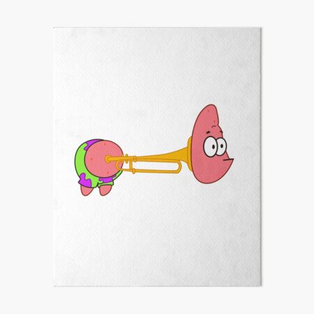 "Patrick star funny quotes patrick kids design Gifts " Art Board Print ...