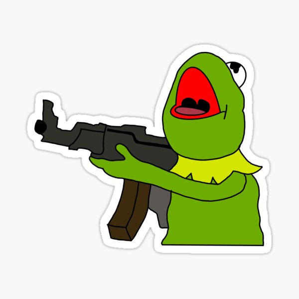 Download Aesthetic Kermit Pointing Gun Meme Wallpaper, 43% OFF