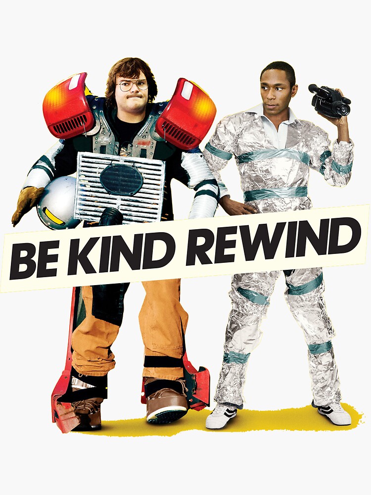 "Be Kind Rewind" Sticker by Voquera | Redbubble