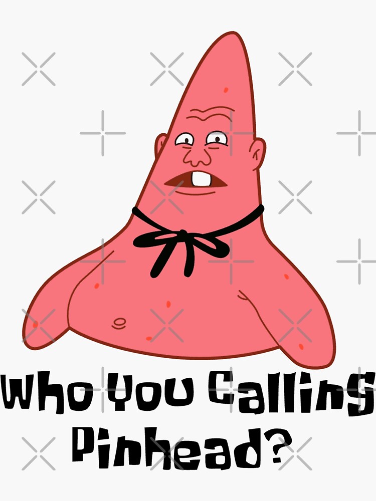 "atrick star funny quotes patrick kids design Gifts " Sticker for Sale ...