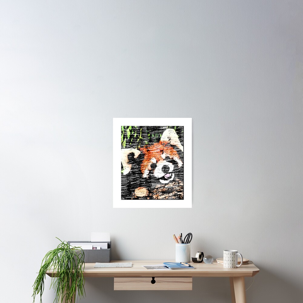 "Save the red panda; Endangered red panda" Poster by parayonline ...