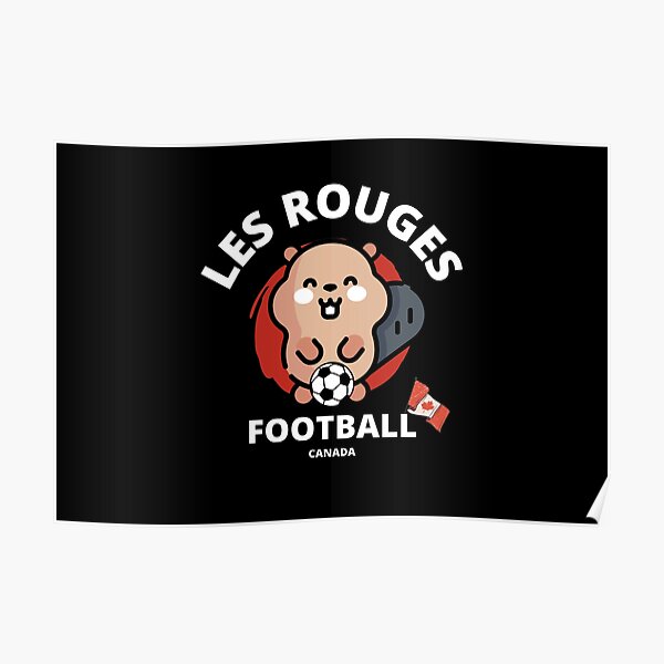 "Les Rouges-Canada Team Jersey-Retro Style-Kids Soccer-2022 Qatar ...