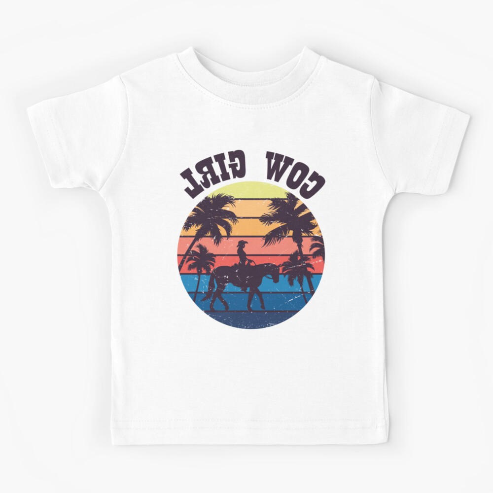 Camiseta para niños «Vaquera inversa - Posición de vaquera inversa ...