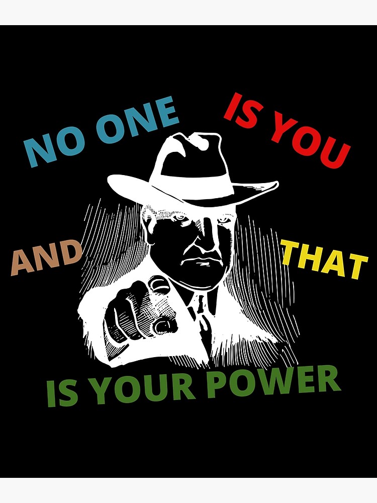 Póster «NADIE ERES TÚ Y ESE ES TU PODER. : mensajes emocionales» de Haf ...