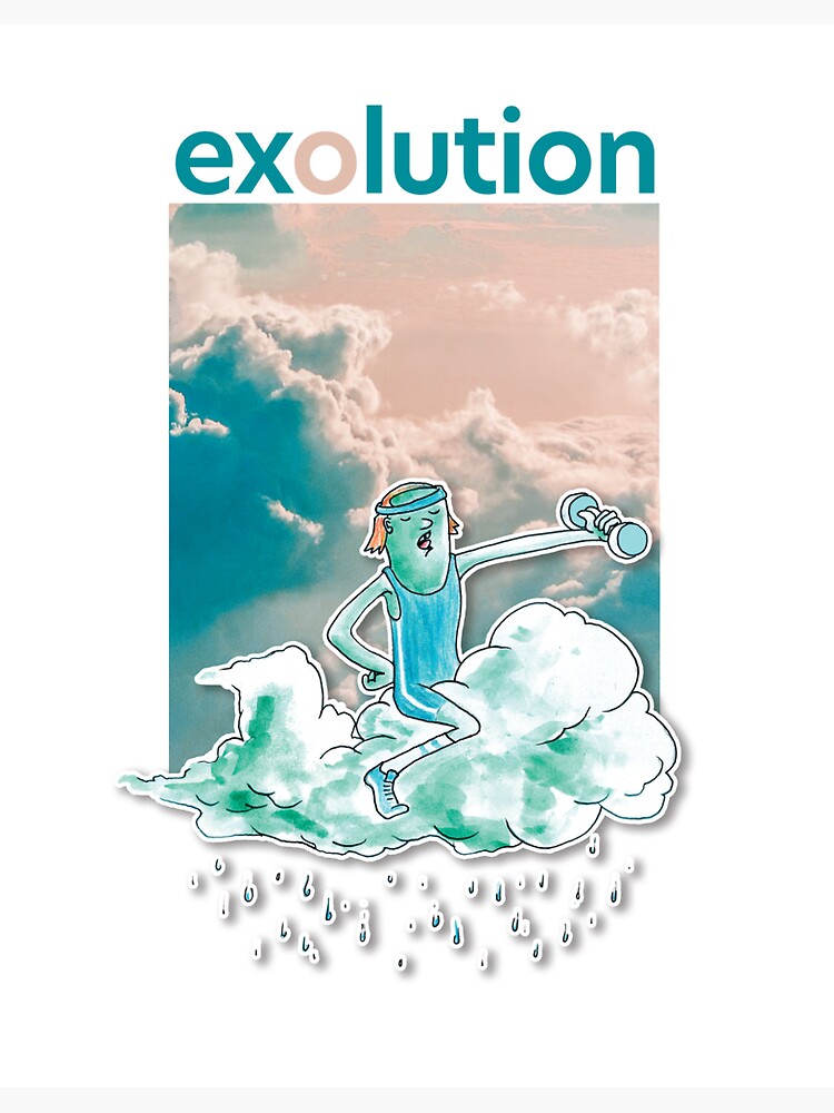 "Exolution 1" Sticker by exolution | Redbubble