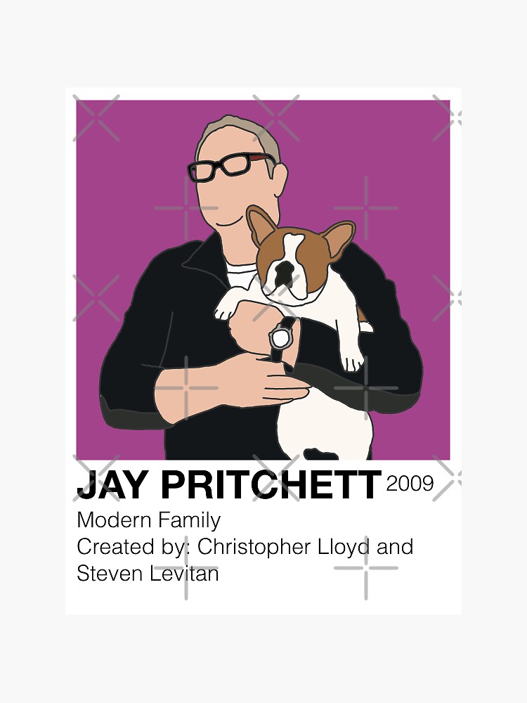 "Jay Pritchett Pantone" Sticker for Sale by maureenpollock | Redbubble