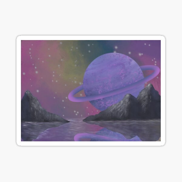 "Cosmic sky" Sticker by PMDesigns222 | Redbubble