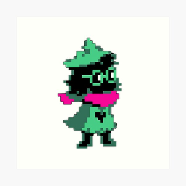 "Deltarune Ralsei Overworld" Art Print for Sale by Marutu | Redbubble