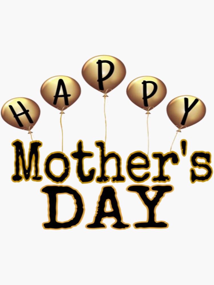 Happy Mothers Day Balloons Quote Cool Mother Illustration Tumbl