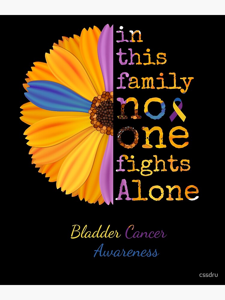 "Bladder Cancer Awareness Marigold Flower In This Family No One Fights ...