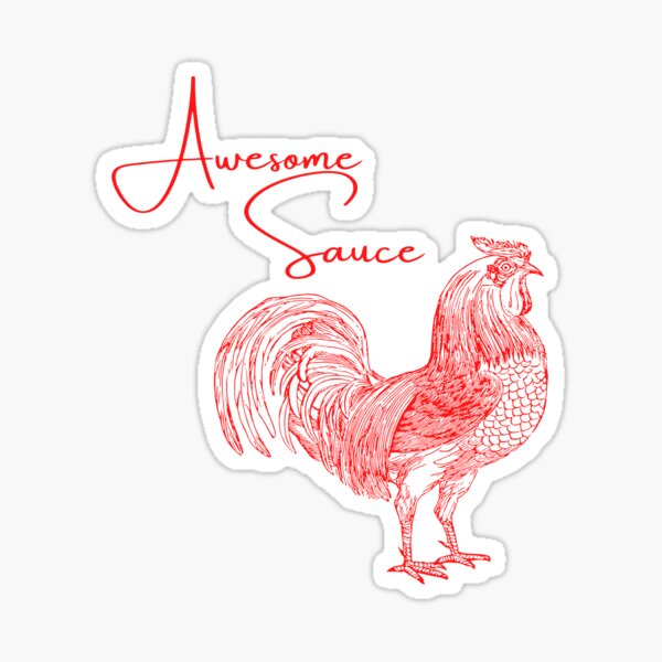 "Awesome Sauce" Sticker by lilgoodi | Redbubble