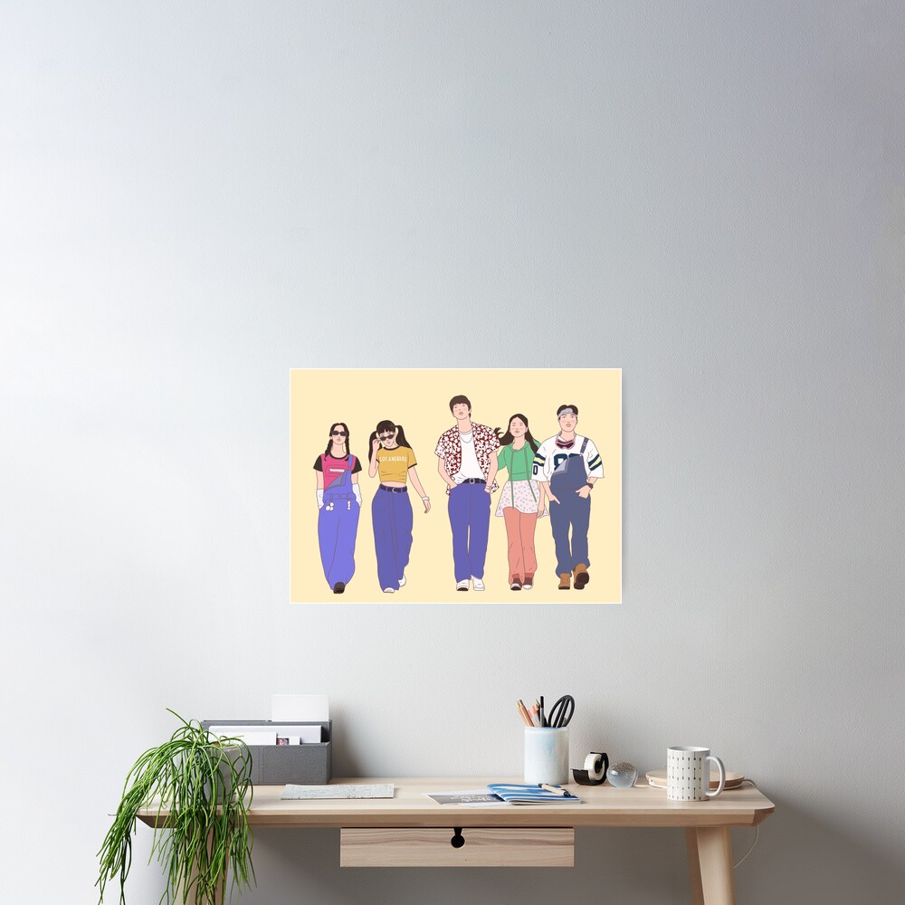 Póster «25 21 - kdrama twenty five twenty one» de MomosDrawing | Redbubble