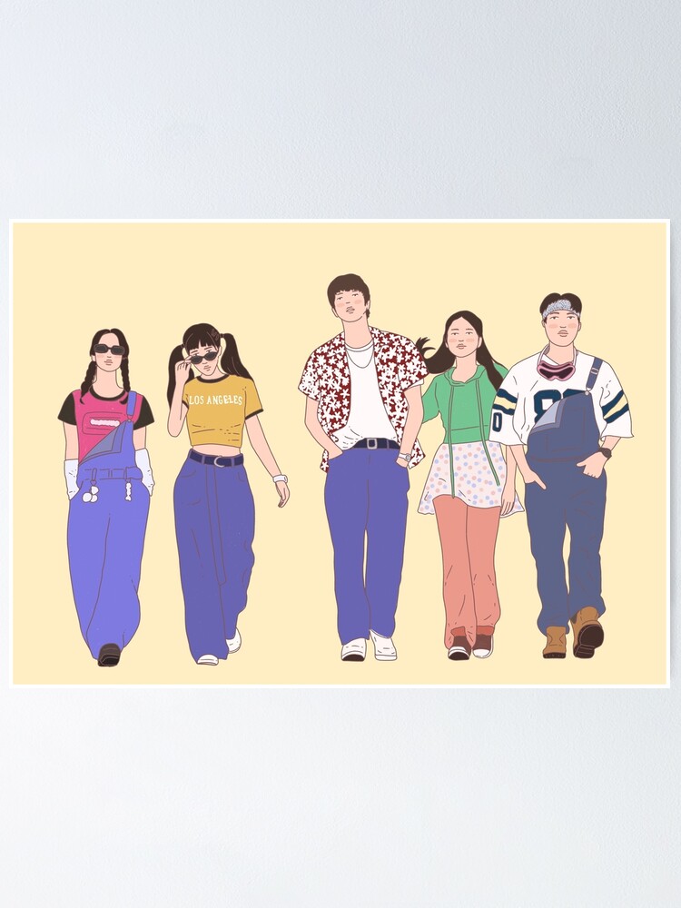 "25 21 - kdrama twenty five twenty one" Poster by MomosDrawing | Redbubble