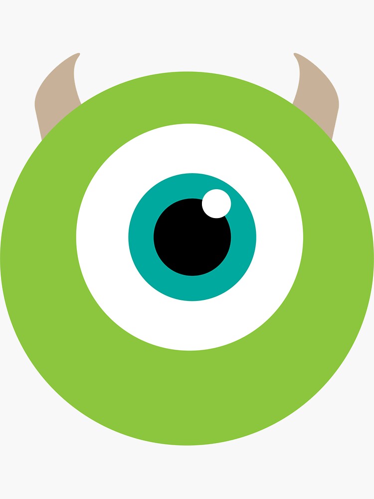 Mike Wazowski Eye And Mouth Template