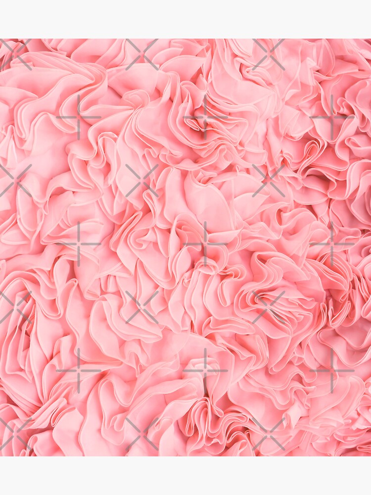 "Beautiful Pink Ruffles Pattern Design - Timeless Luxury Collection ...