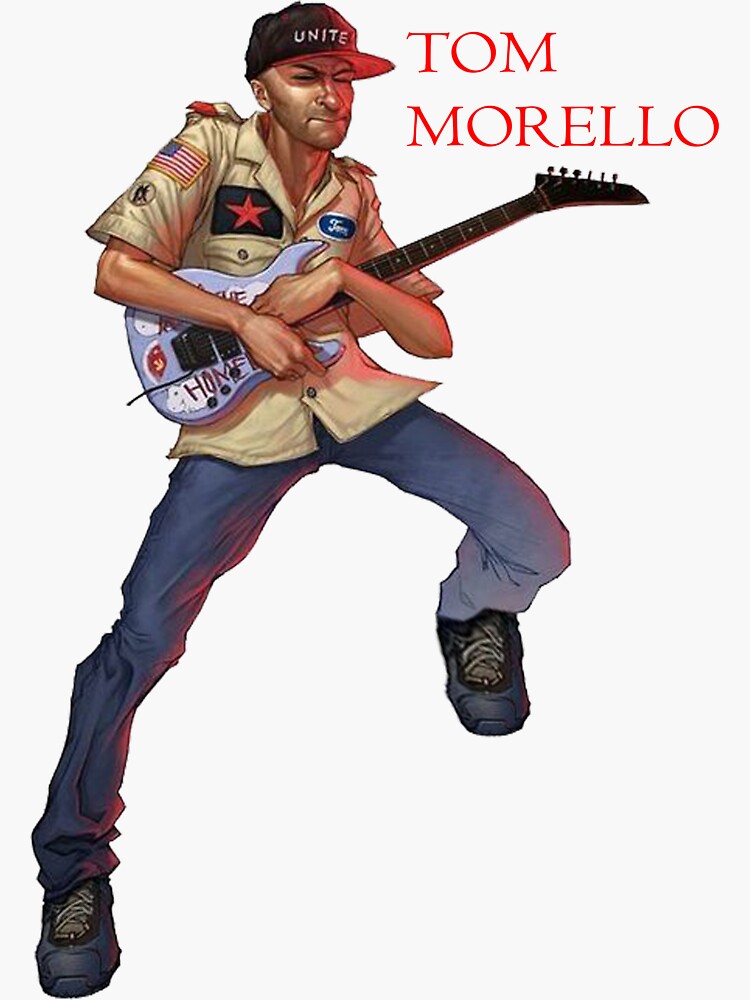 "tom morello" Sticker for Sale by tmccracken48 | Redbubble