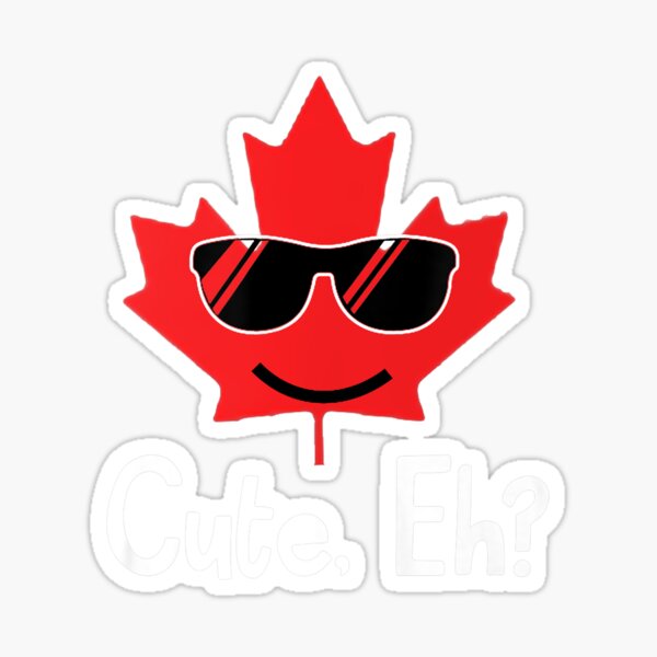 "Eh Canadian Flag Maple Leaf Funny Canada Souvenir Tourist Canadian ...