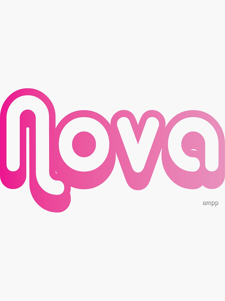 "Nova" Sticker for Sale by ampp | Redbubble