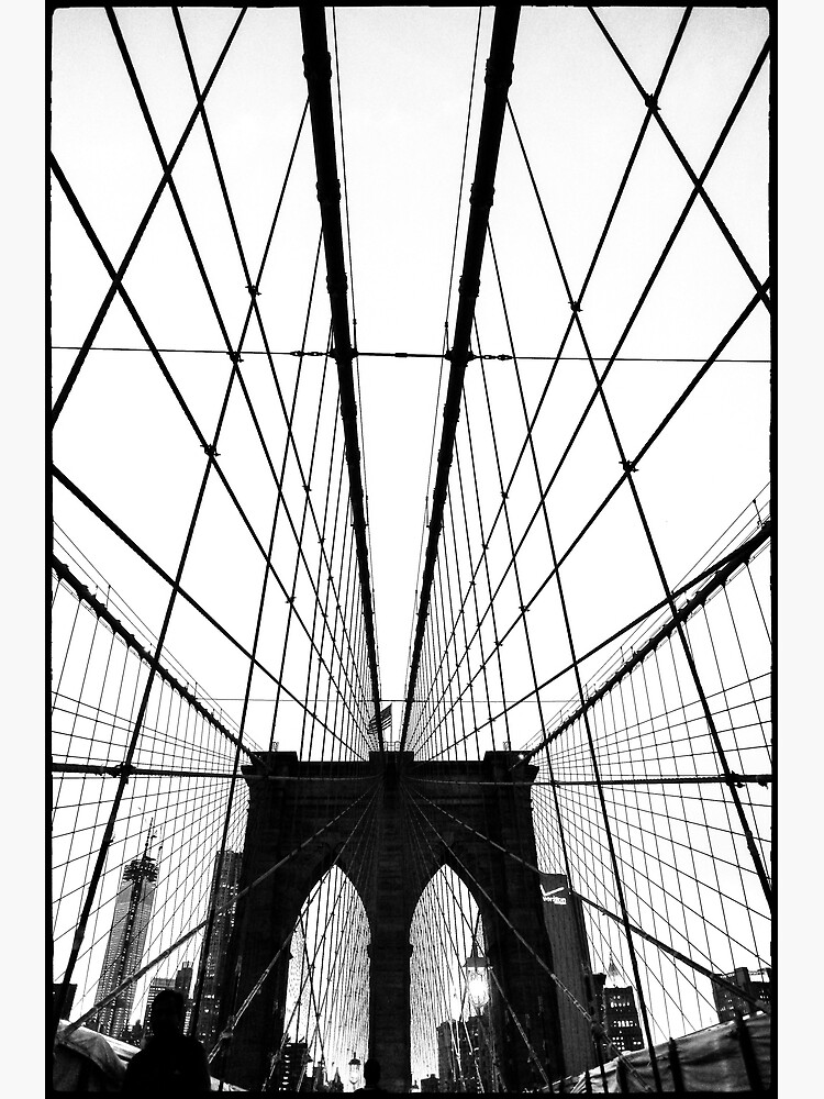 "Brooklyn Bridge Gotham City Silhouette Photograph" Poster for Sale by ...