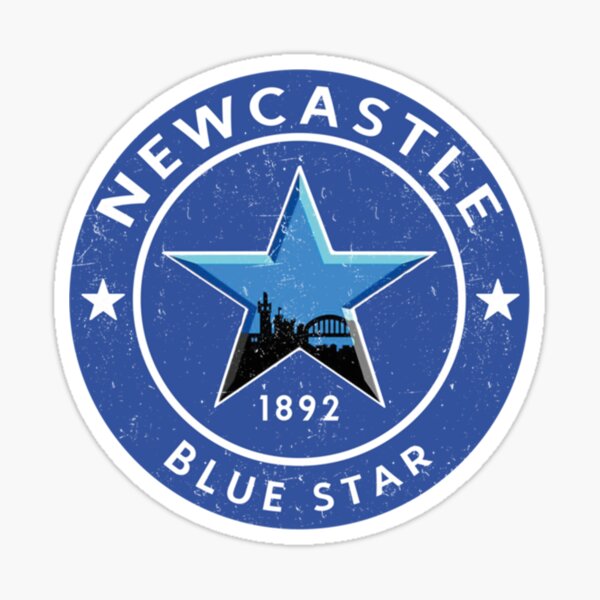 "NEWCASTLE " Sticker by FootyProgrammes | Redbubble