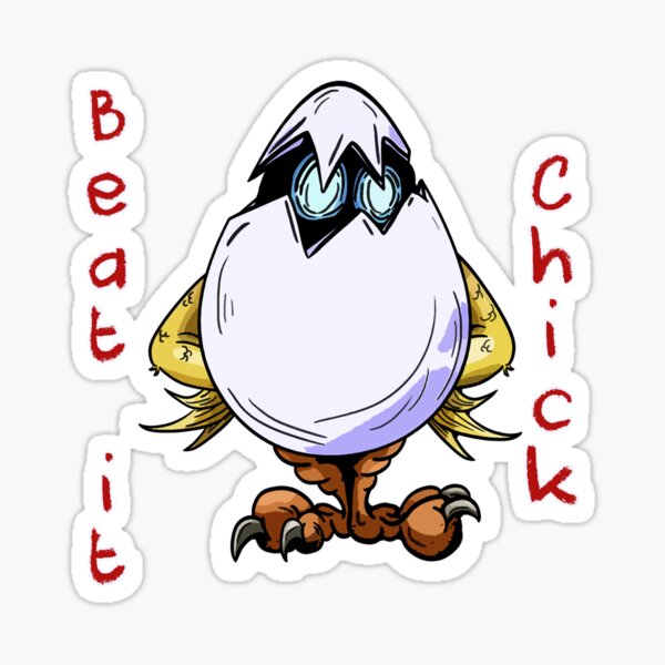 "Unhatched Chicken Egg: Beat it, Chick" Sticker for Sale by iduzarts ...