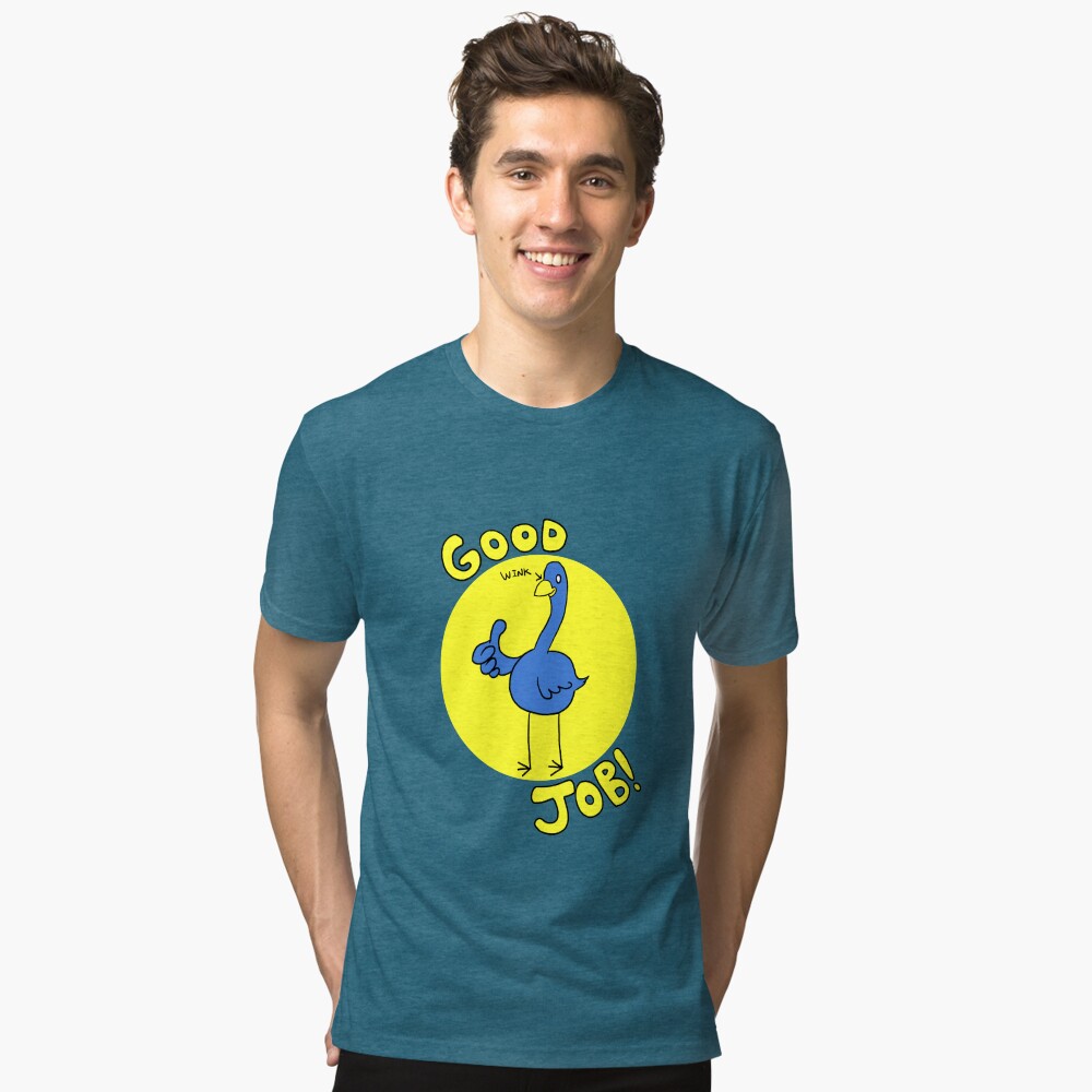"Good Job Bird" Sticker for Sale by Mitchell Taylor | Redbubble