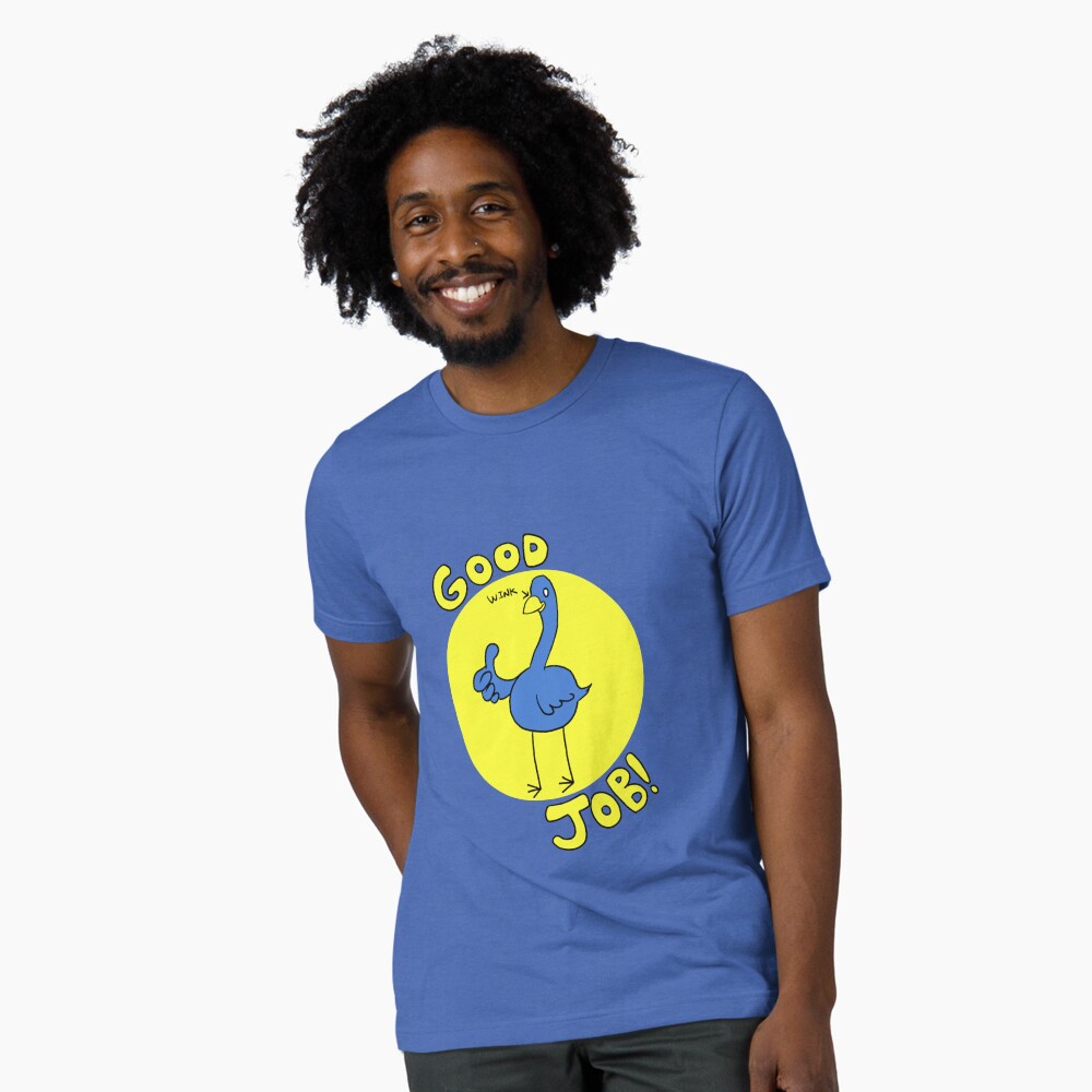 "Good Job Bird" Sticker for Sale by MitchTaylor | Redbubble