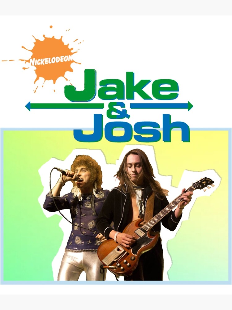 "jake and josh " Poster for Sale by WhizzbeeQ | Redbubble