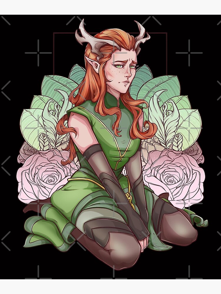 "The Legend Of Vox Machina Keyleth" Poster by RedAGHLA | Redbubble