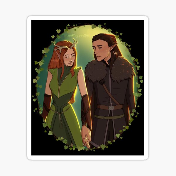 "The Legend Of Vox Machina Keyleth" Sticker by RedAGHLA | Redbubble