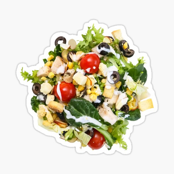 "Salad" Sticker by BubbleMe2 | Redbubble