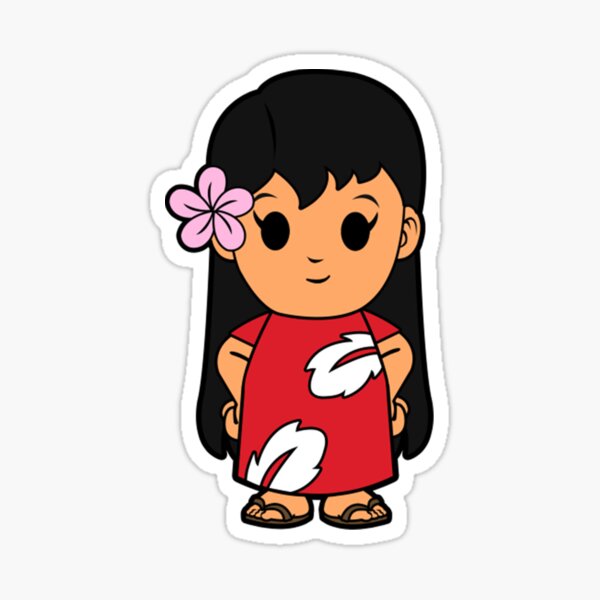 "lilo chibi" Sticker for Sale by Blazejzawadzk | Redbubble