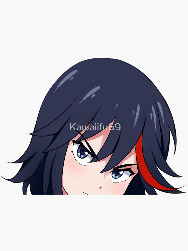 "Ryuko Matoi Peeker Kill la Kill" Sticker for Sale by Kawaiifu69 ...