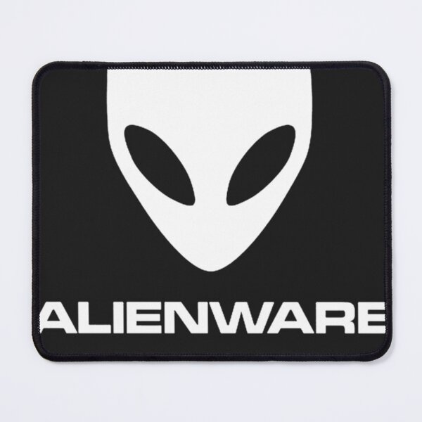 "Alienware Dell Gaming logo White Essential T-Shirt" Mouse Pad for Sale ...