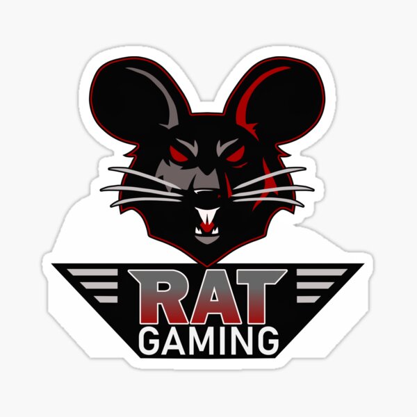 "Rat Gaming" Sticker for Sale by PigeonMac | Redbubble