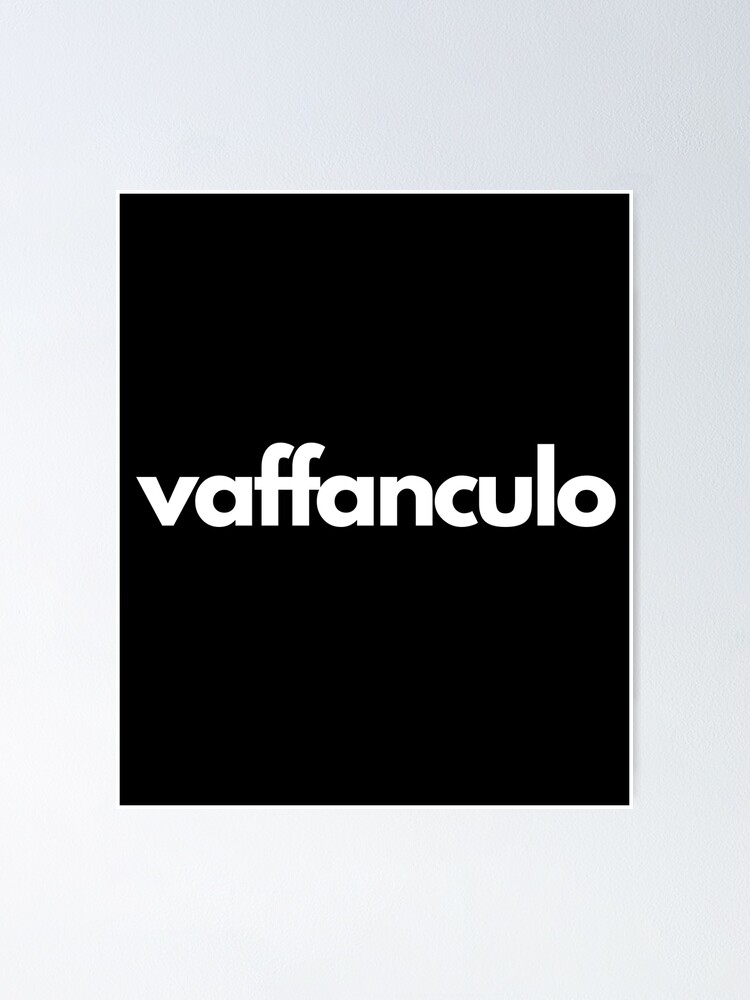 "VAFFANCULO Italian Sayings, Quotes, Expressions | Simple Black Font ...