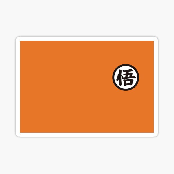 "Dragon Ball Goku Turtle Gi logo Mask" Sticker by mariand3gjen | Redbubble