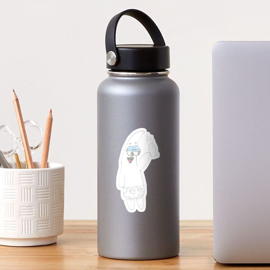 "Cute Patrick with Ice Cream Cone - Fun Kids Pencil Drawing" Sticker by ...