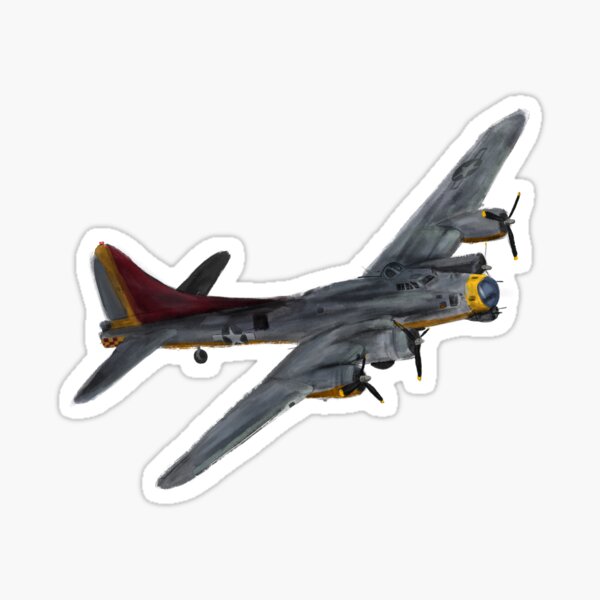 "B-17 Flying Fortress" Sticker by ValSideralis | Redbubble