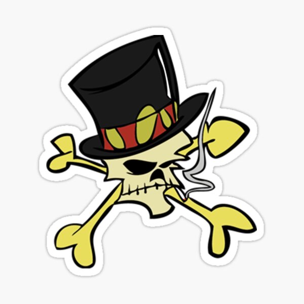 "Slash Skull" Sticker for Sale by Speadmark | Redbubble