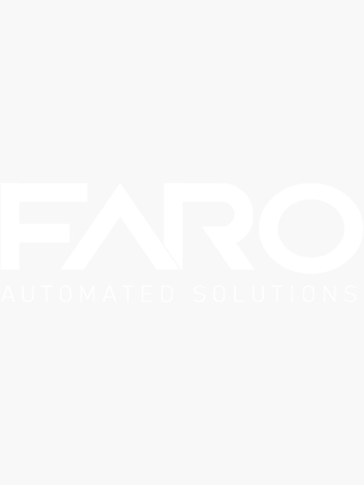 "Faro Automated Solutions Logo Classic ." Sticker by guineverehi ...
