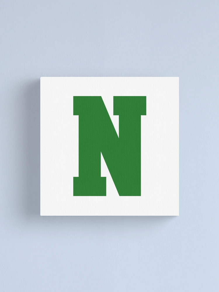 The Letter N In Green